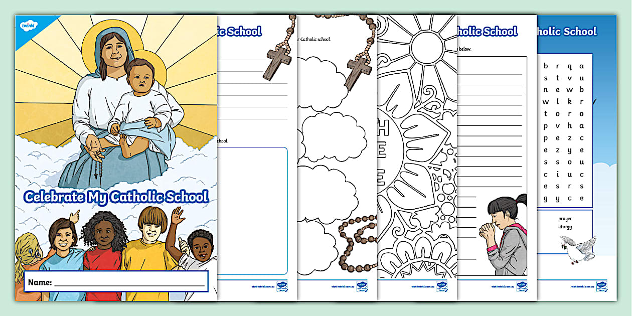 Celebrate My Catholic School Activity Booklet (teacher made)