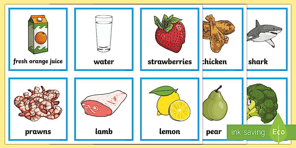 Kosher Food and Drink Sorting Cards (teacher made) - Twinkl
