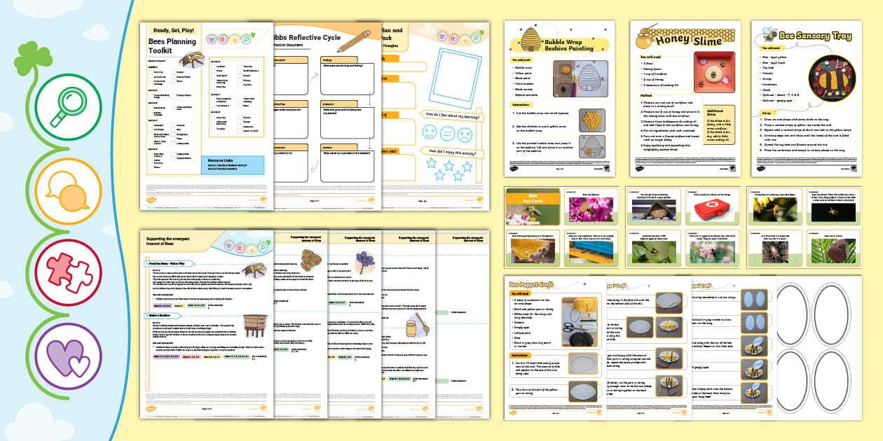Bee Plan and Play Pack (Whole lesson Pack) (teacher made)
