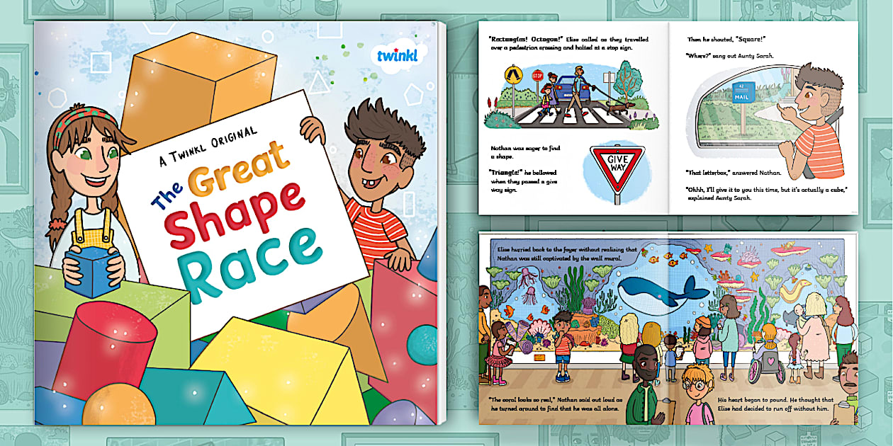 The Great Shape Race eBook - Australia (Teacher-Made)