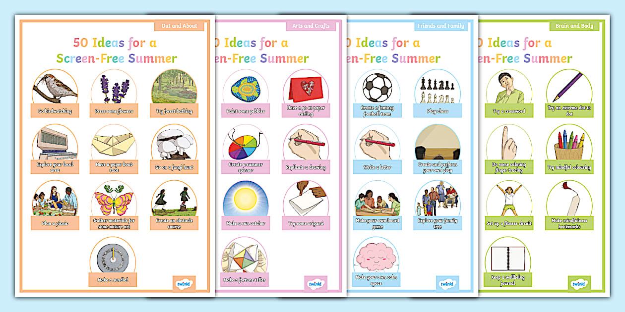KS2 50 Things to Do This Summer - Twinkl - Summer Holidays