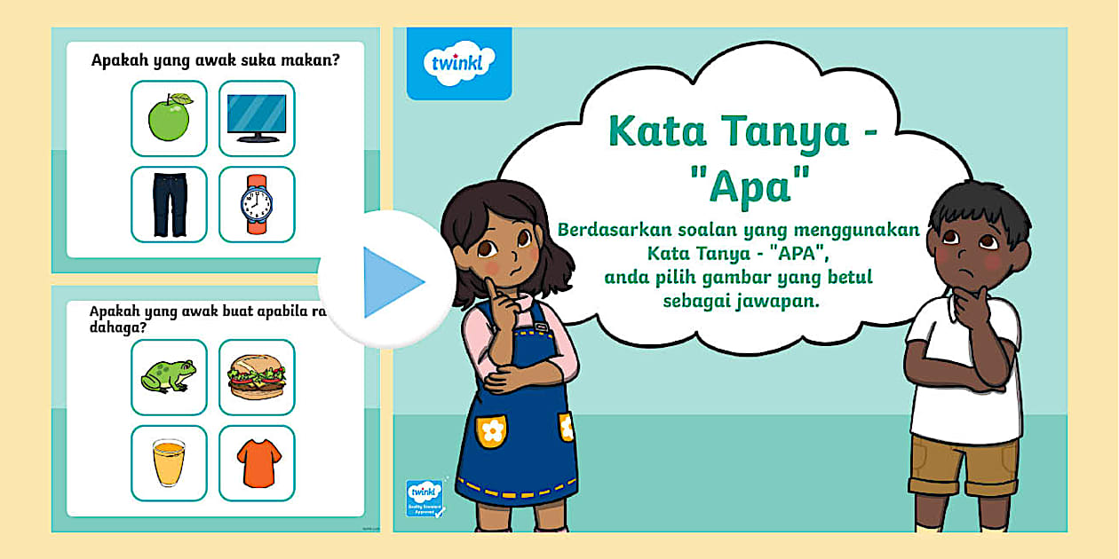 Powerpoint Kata Tanya 'APA' - KSSR 1 (Lehrer gemacht)