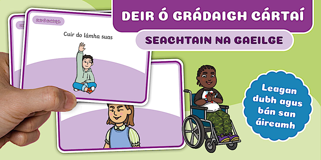 Seachtain na Gaeilge Deir Ó Grádaigh Cártaí