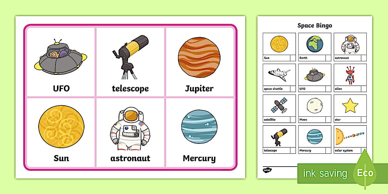 Solar System Bingo (teacher made) - Twinkl