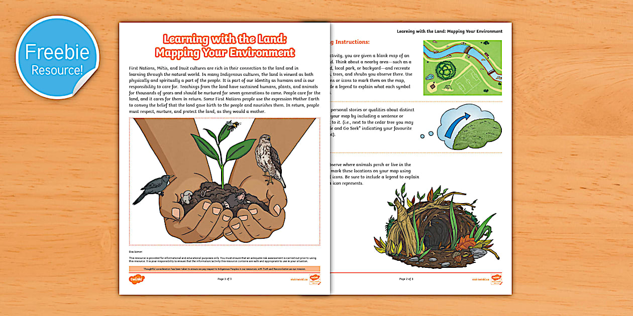 FREE! - Learning with the Land: Mapping Your Environment