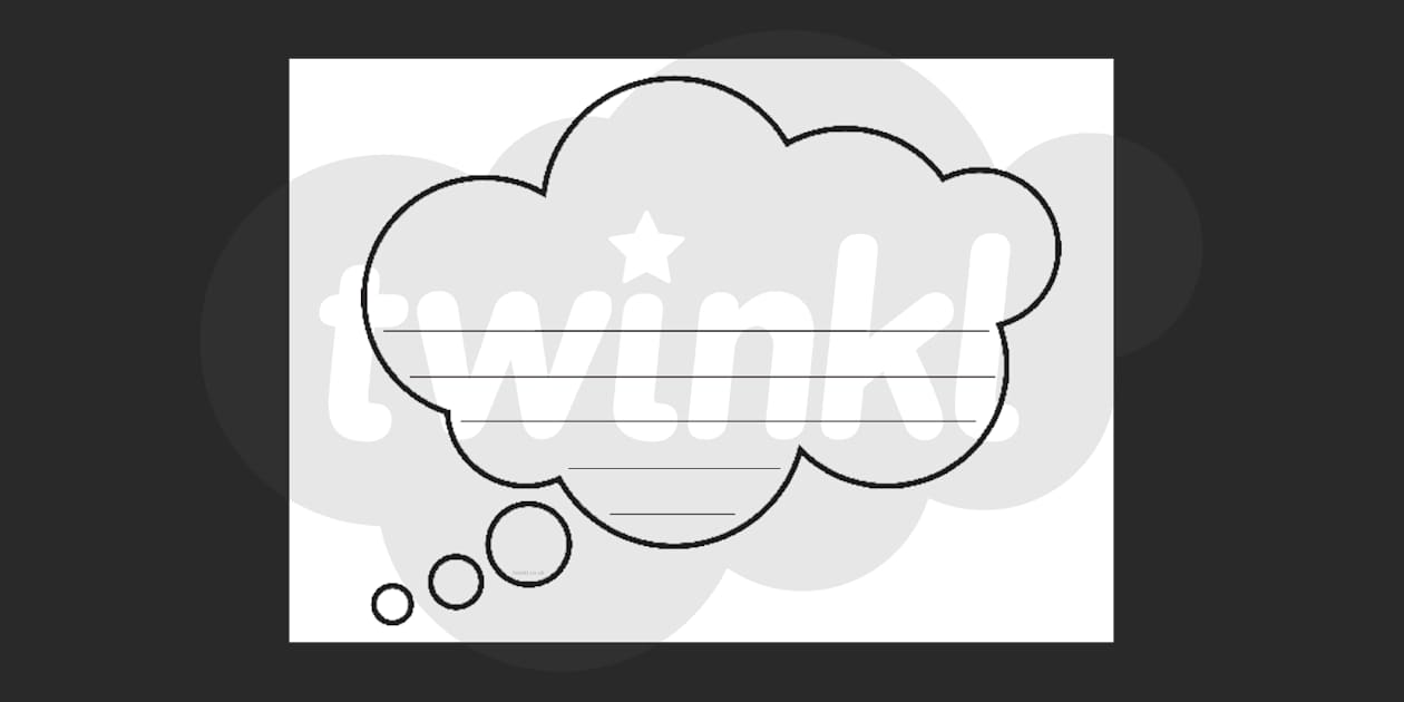 thought bubble example