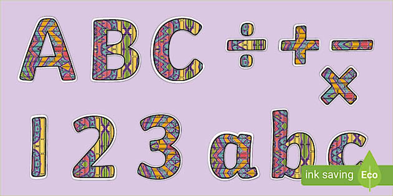 Visual Arts Display Lettering (teacher made) - Twinkl