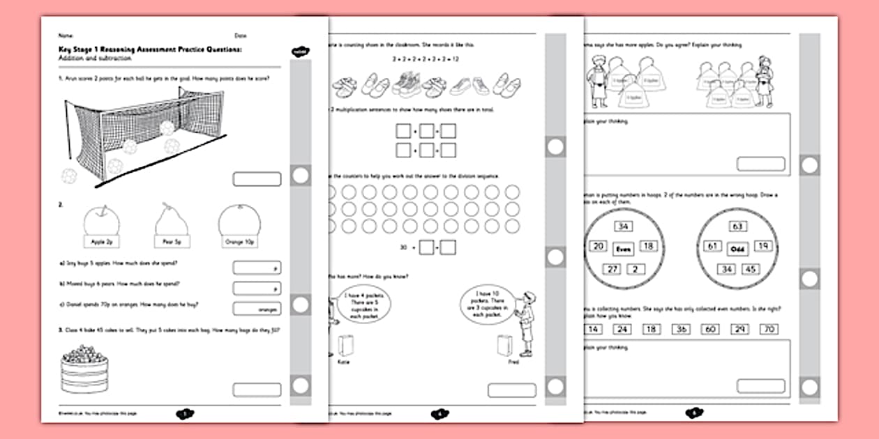 Editable Reasoning Practice Multiplication, Division and Fractions