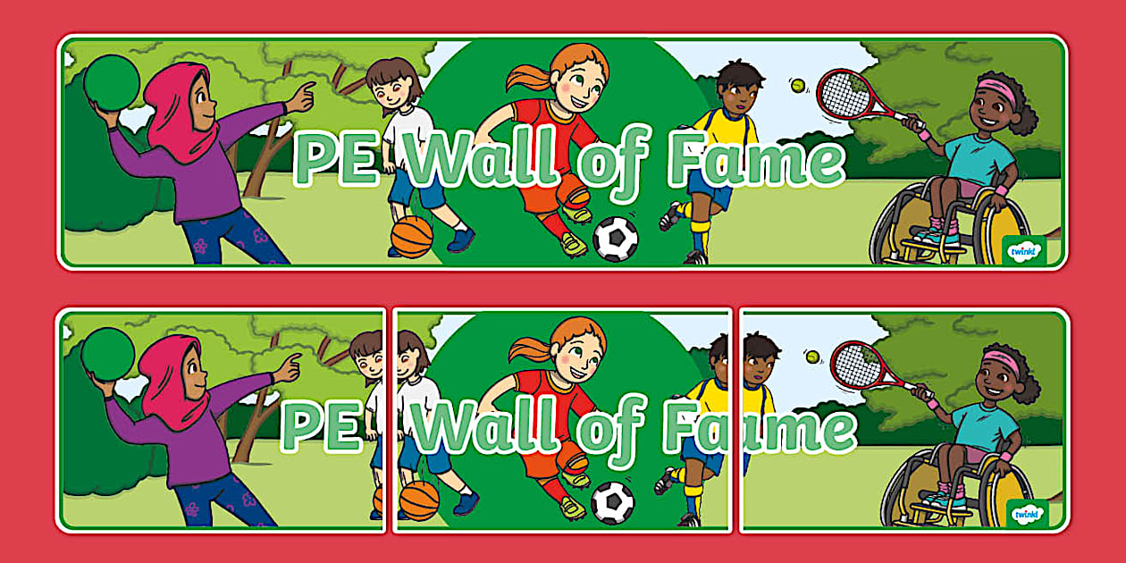 PE Wall of Fame Display Banner - Move PE (teacher made)