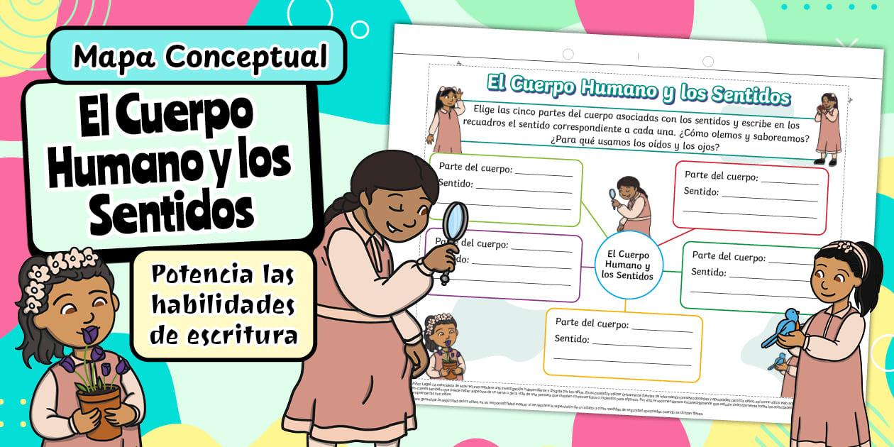 Mapa Conceptual: El Cuerpo Humano y los Sentidos