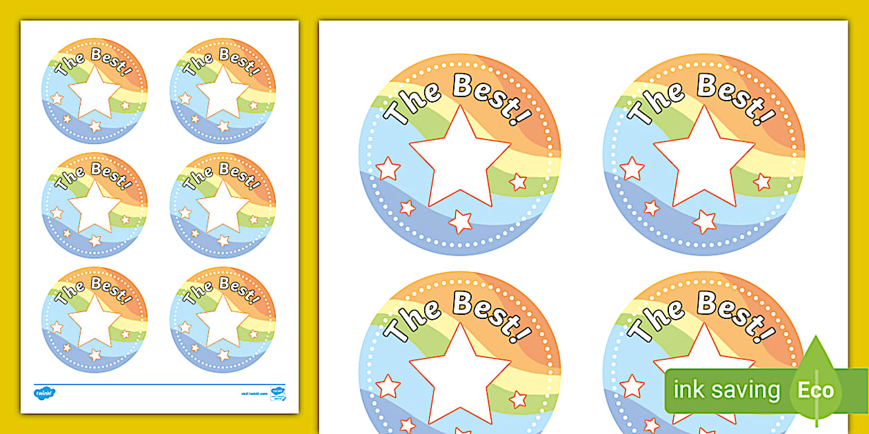 The Best Badge (teacher made) - Twinkl