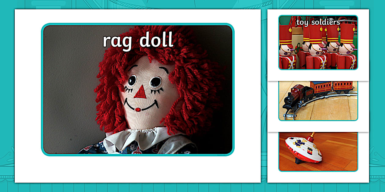 Editable The Old Toy Room: Old Toys Photo Pack - Twinkl