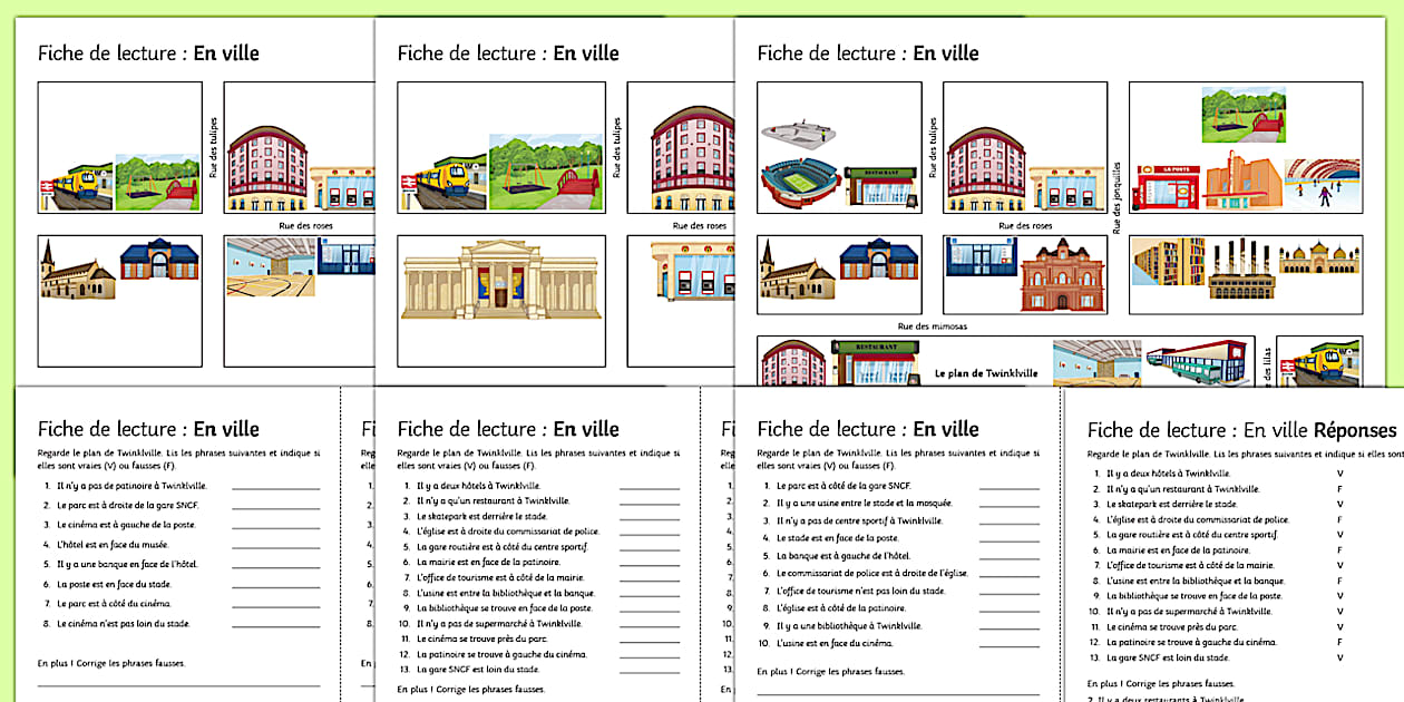 Compréhension de lecture | Ressource Twinkl (teacher made)