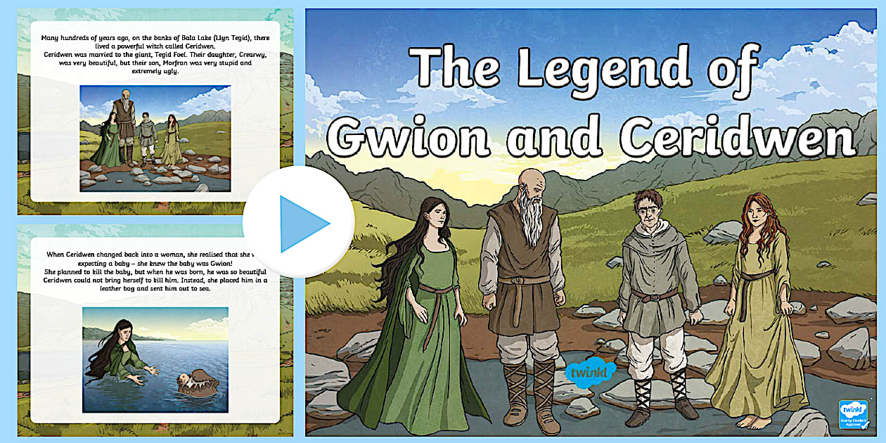 Welsh Myths and Legends: Gwion and Ceridwen PowerPoint