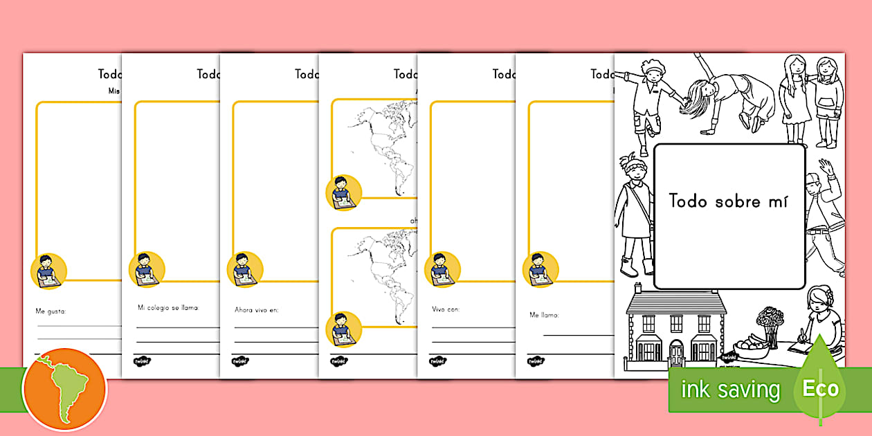 Todo sobre mí Cuadernillo - Twinkl
