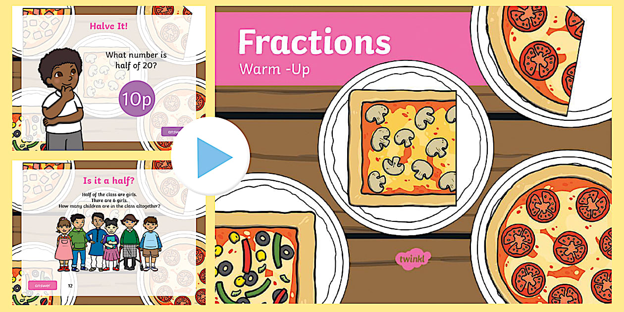 Maths Fractions KS1 | Primary Resources Fractions PowerPoint