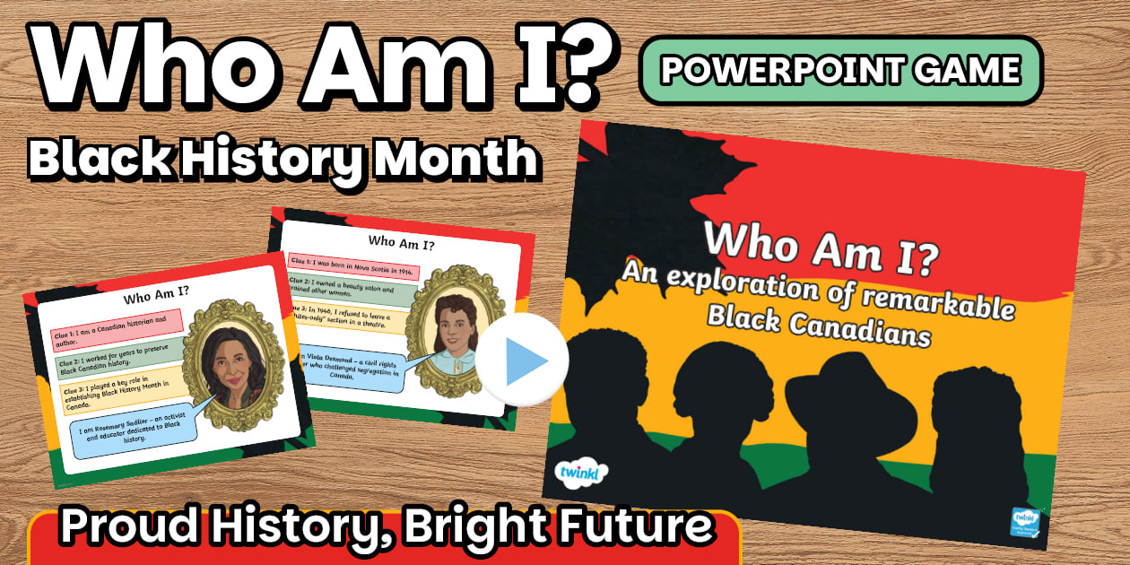 Who Am I? Black History Game