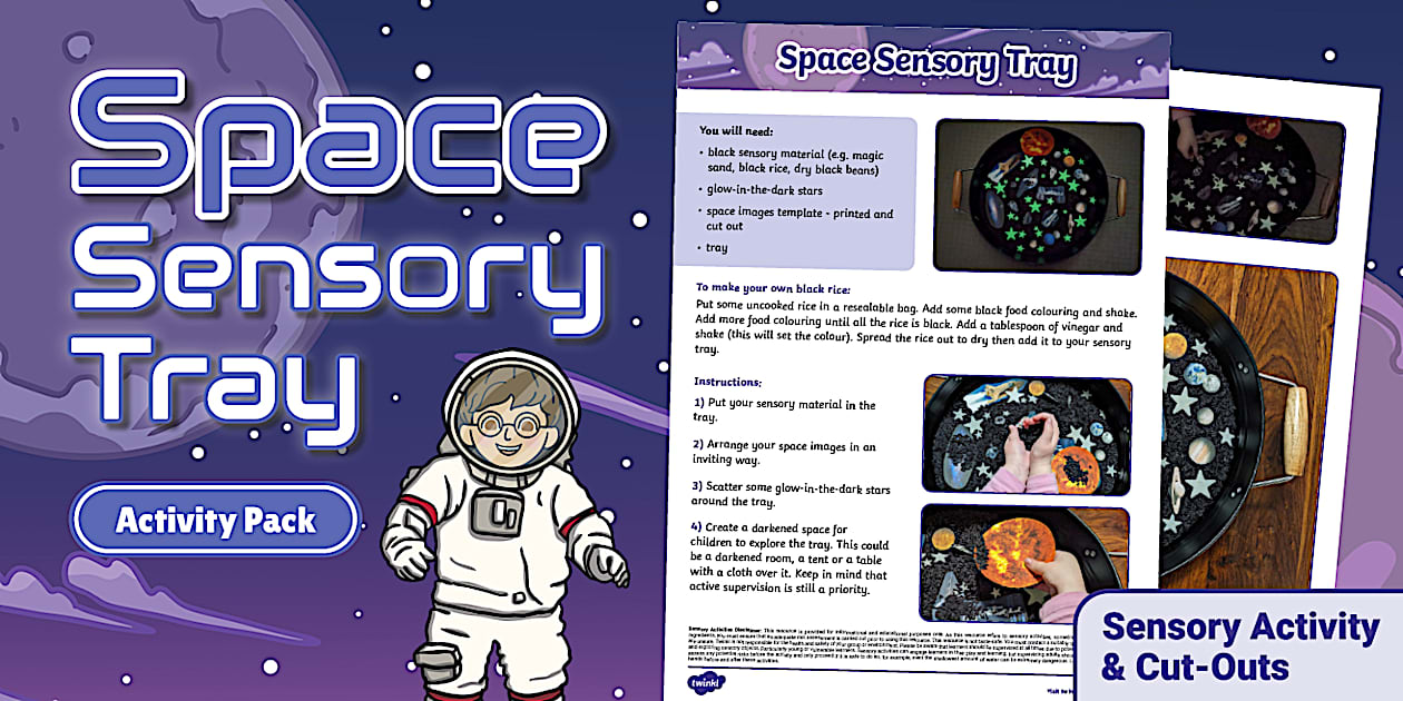 Space Sensory Tray
