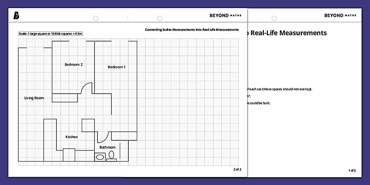 👉 Converting Scale Measurements | Geometry & Measure | Beyond