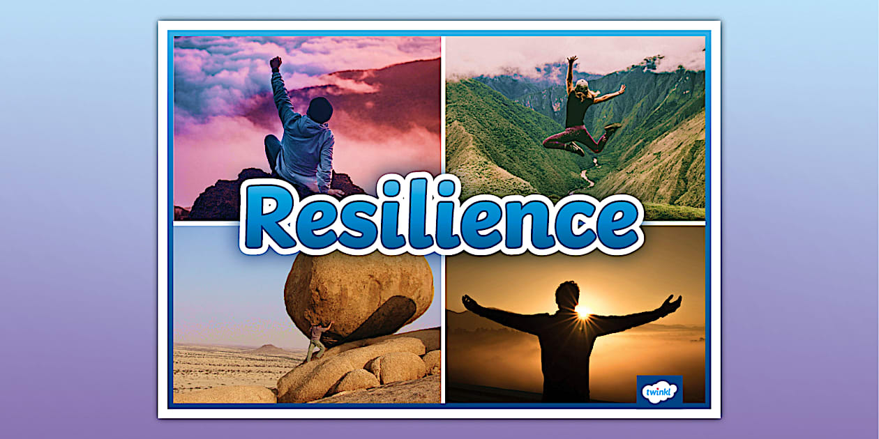 Resilience Photo Display Poster (teacher made) - Twinkl