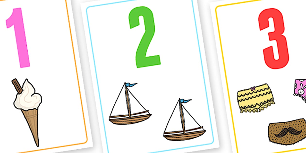 Number Flashcards | EYFS Counting | Teaching Resources