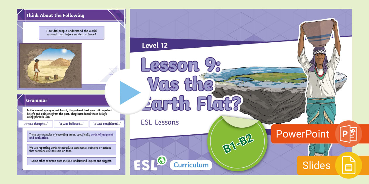 ESL Curriculum Level 12, Lesson 9 - Twinkl