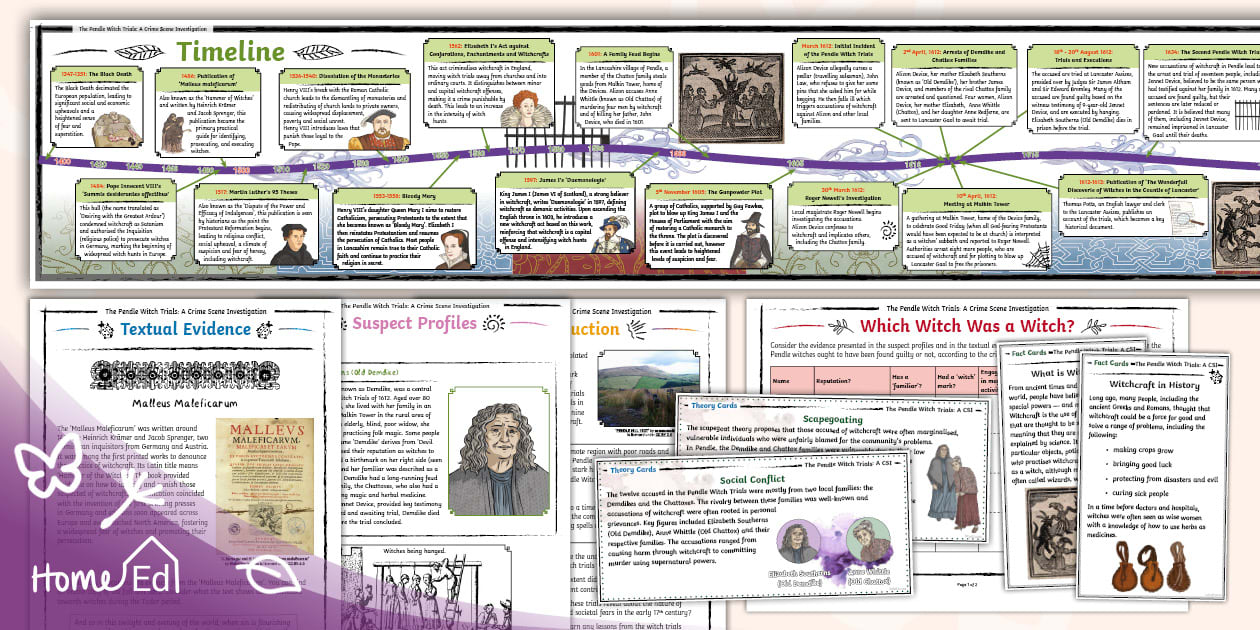 The Pendle Witch Trials: A Crime Scene Investigation (CSI)
