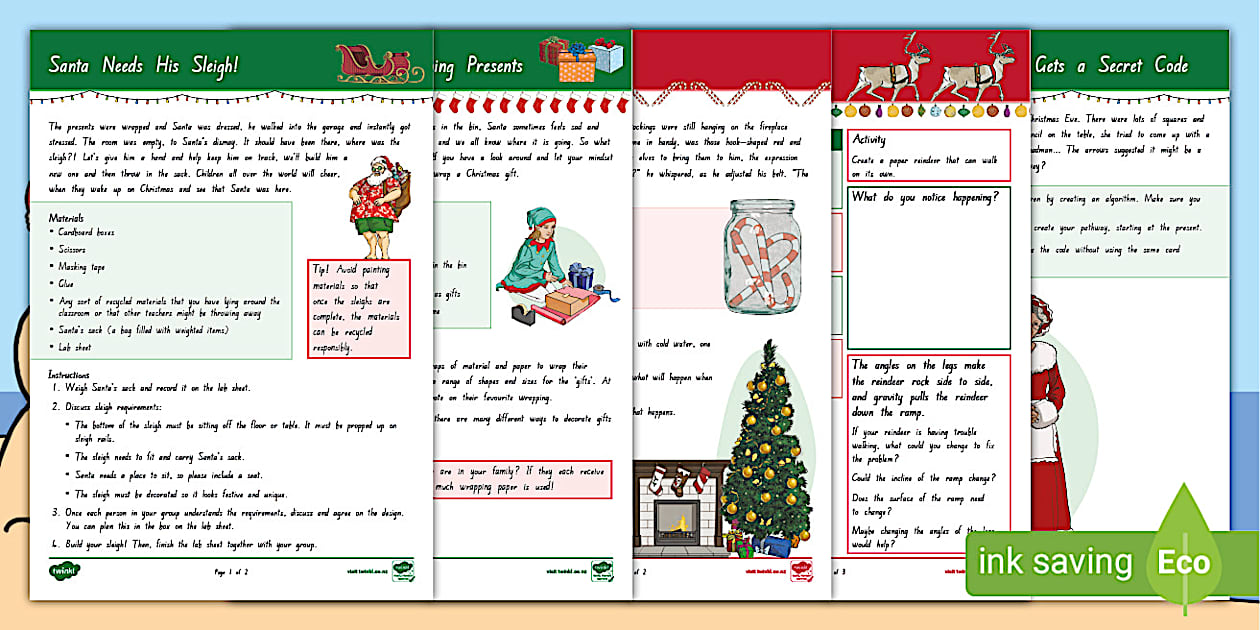 STEAM Christmas Themed Pack (teacher made) - Twinkl