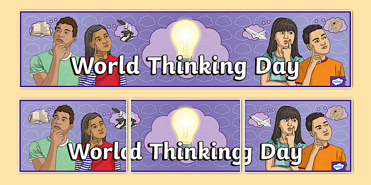 World Thinking Day Display Banner (teacher made) - Twinkl
