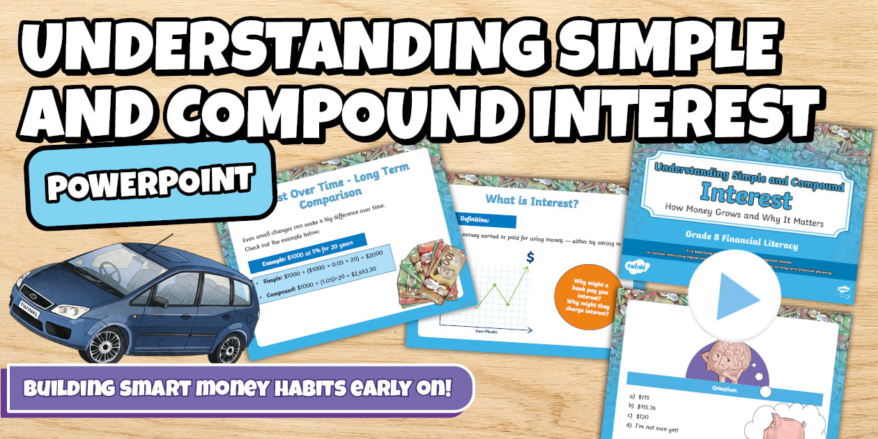 Understanding Simple and Compound Interest PowerPoint