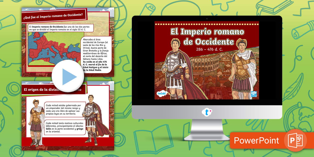 Presentación: El Imperio romano de Occidente - Twinkl