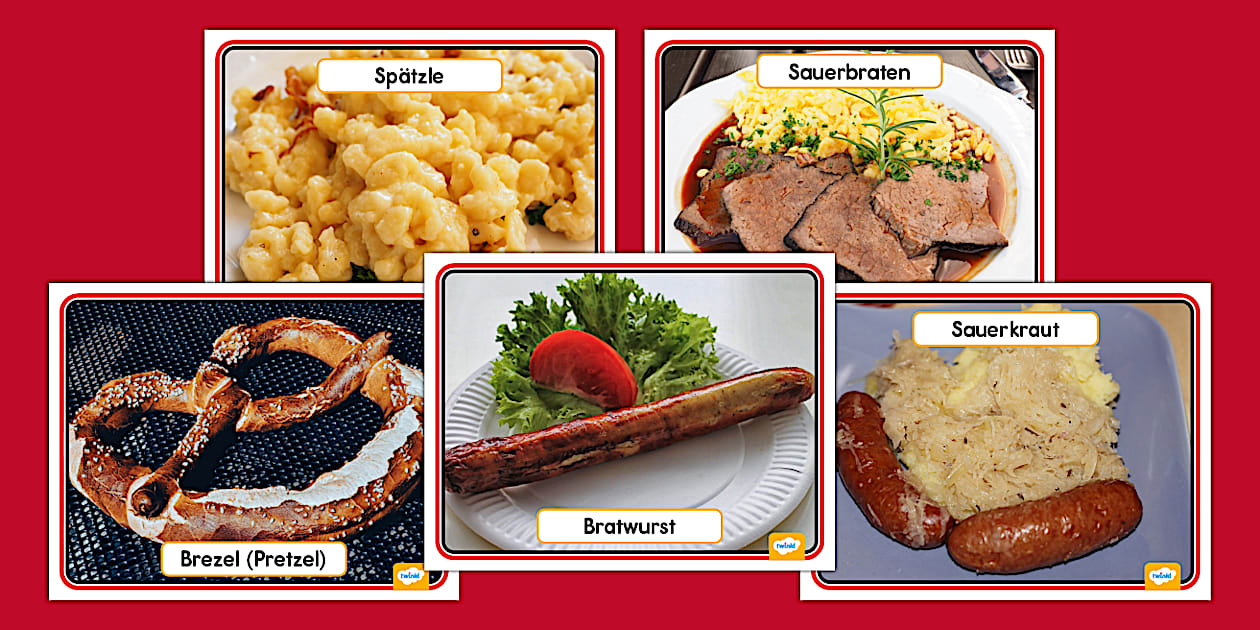 German Food Photos (teacher made) - Twinkl