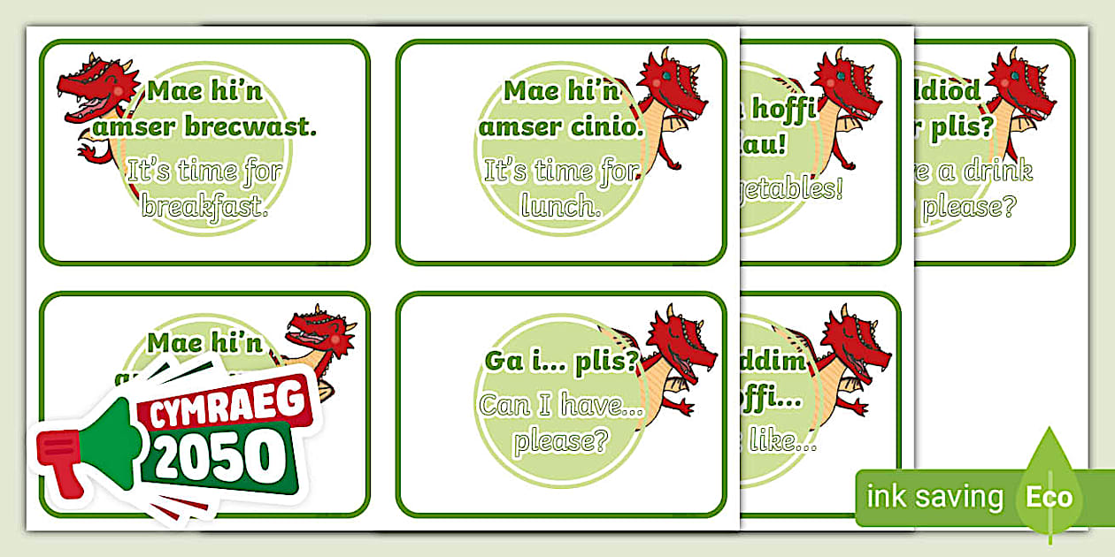 Cymraeg Campus: Cardiau Fflach Amser Bwyd yn y Cartref / Time for Food ...