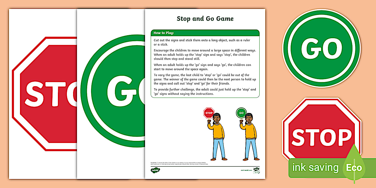 Stop and Go Game | Twinkl (teacher made) - Twinkl