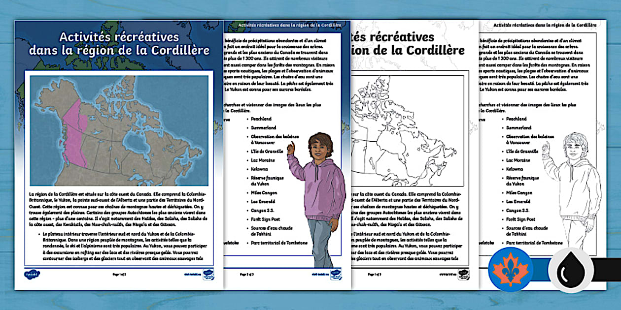 Recreational Activities in the Cordillera Region Fact File French