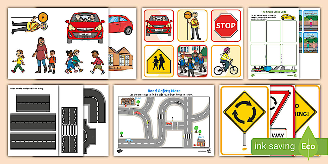 Road Crossing Safety Resource Pack (Teacher-Made) - Twinkl