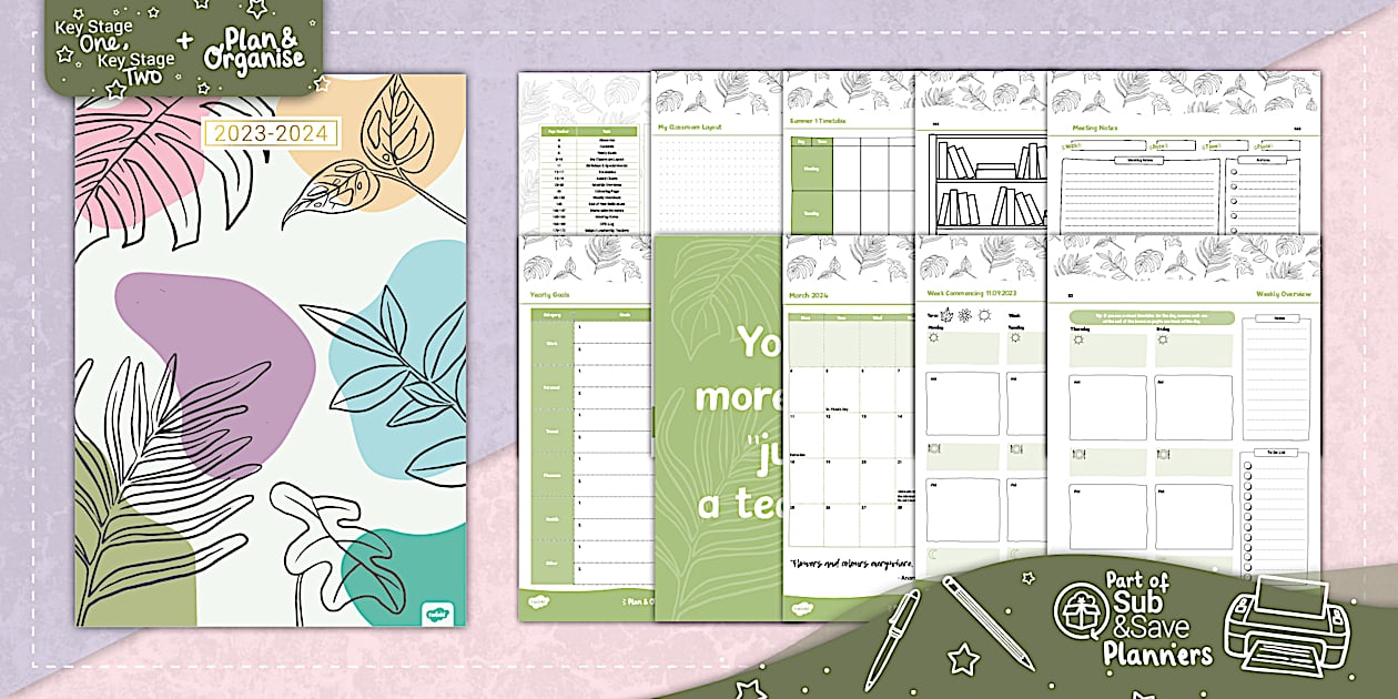 Teacher Planner | Primary Teacher Planner | Twinkl - Twinkl