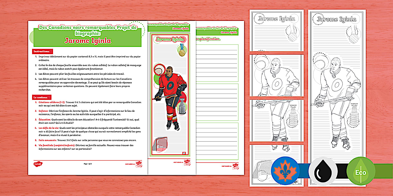 Remarkable Black Canadian Biography Project Jarome Iginla Fr