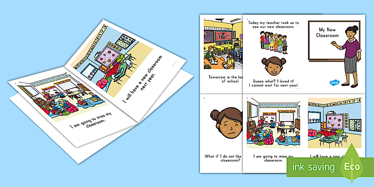 Classroom Transition Emergent Reader (Teacher-Made) - Twinkl