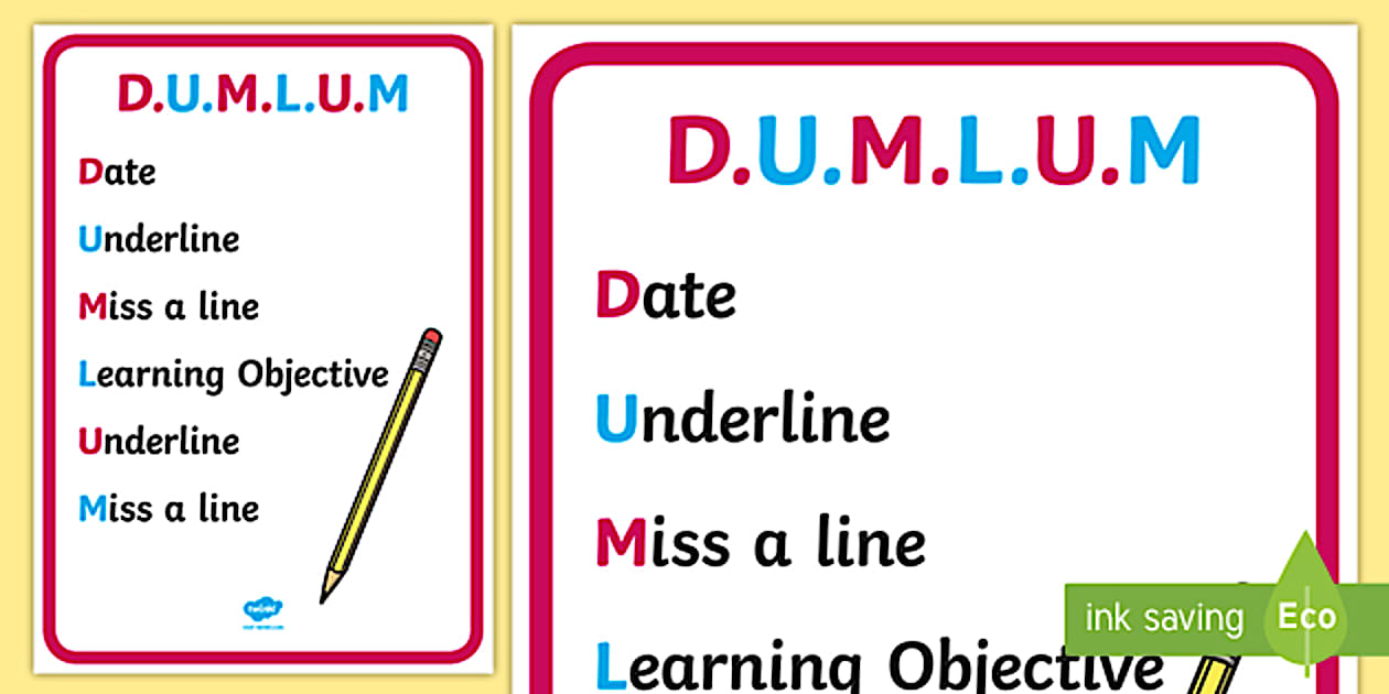 Editable Learning Objective A4 Display Poster (teacher made)