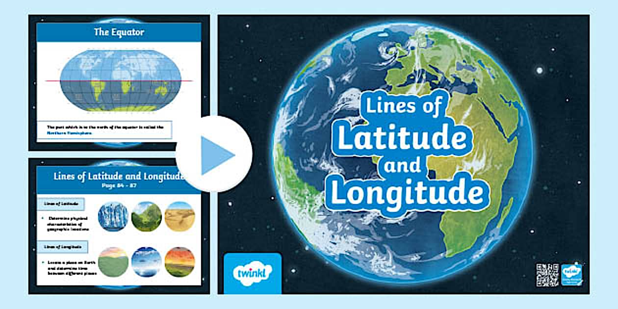 Lines of Latitude and Longitude (teacher made) - Twinkl