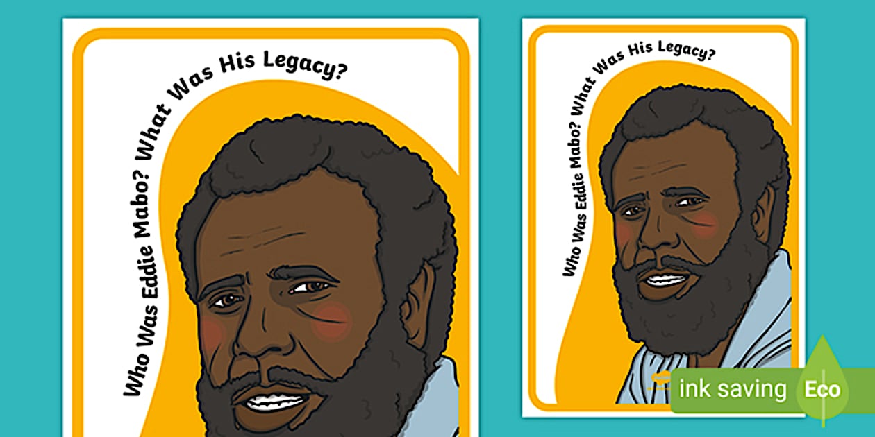 QLD Eddie Mabo Display Poster (teacher made) - Twinkl