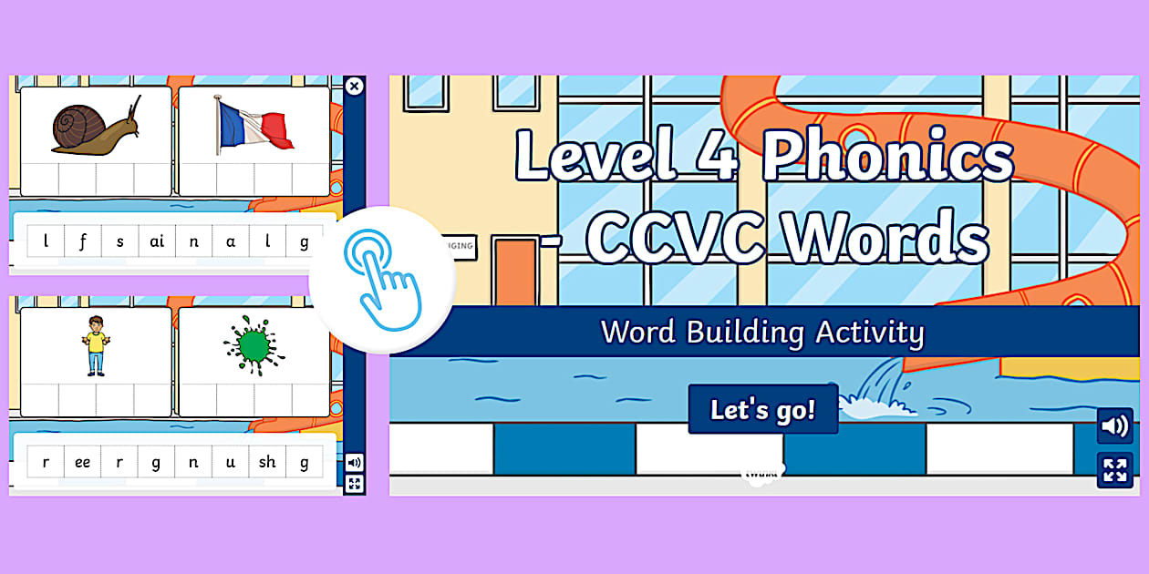 Level 4 Phonics CCVC Words Game: Word Builder | Twinkl Go!