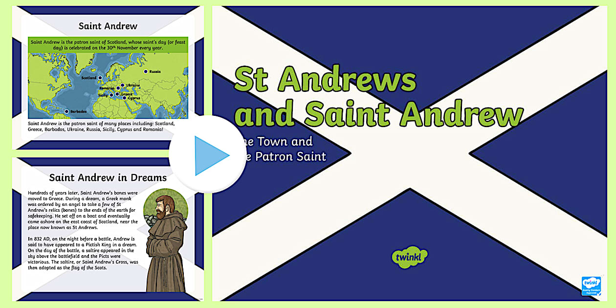 Saint Andrew and St Andrews CfE Second Level PowerPoint