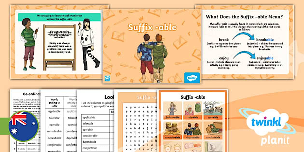 Year 5 Spelling: Suffixes Lesson 2