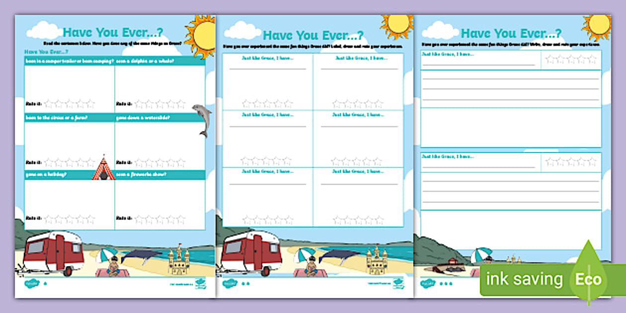 Have You Ever? Text to self-connection activity - Twinkl