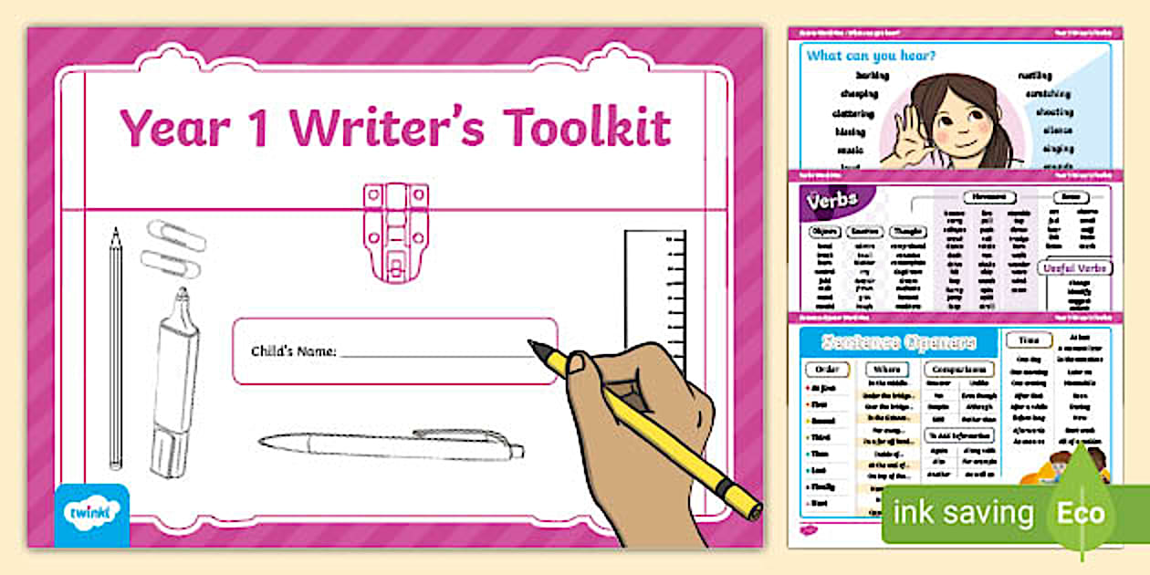 Year 1 Writer's Toolkit Booklet (teacher made) - Twinkl
