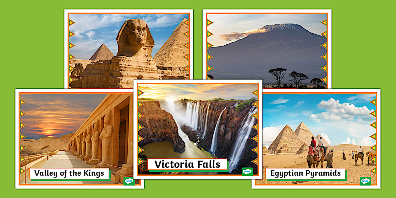 African Landmark Photos (teacher made) - Twinkl