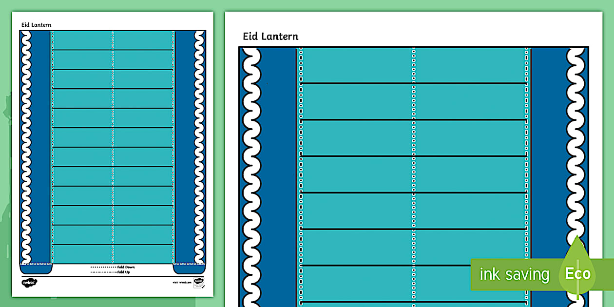 Eid Lantern Decoration Activity- eid, religious education, decorations ...