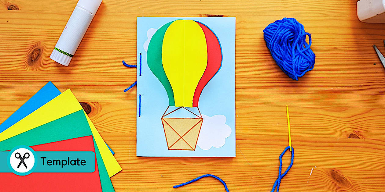 Hot Air Balloon | Summer Diary Craft (teacher made) - Twinkl